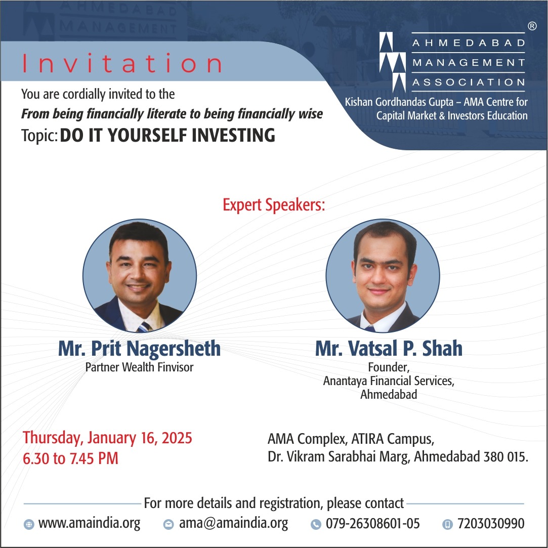 From being financially literate to being financially wise - DO IT YOURSELF INVESTING - Ahmedabad ...
